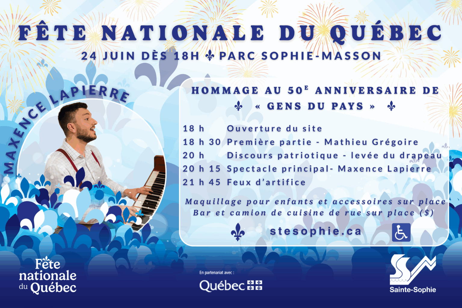 Fête nationale du Québec in Sainte-Sophie - Laurentians