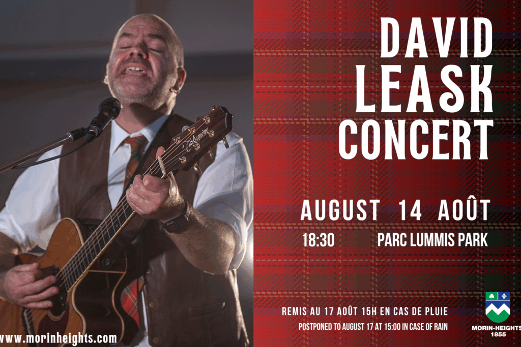 Concert by David Leask | Morin-Heights - Laurentides